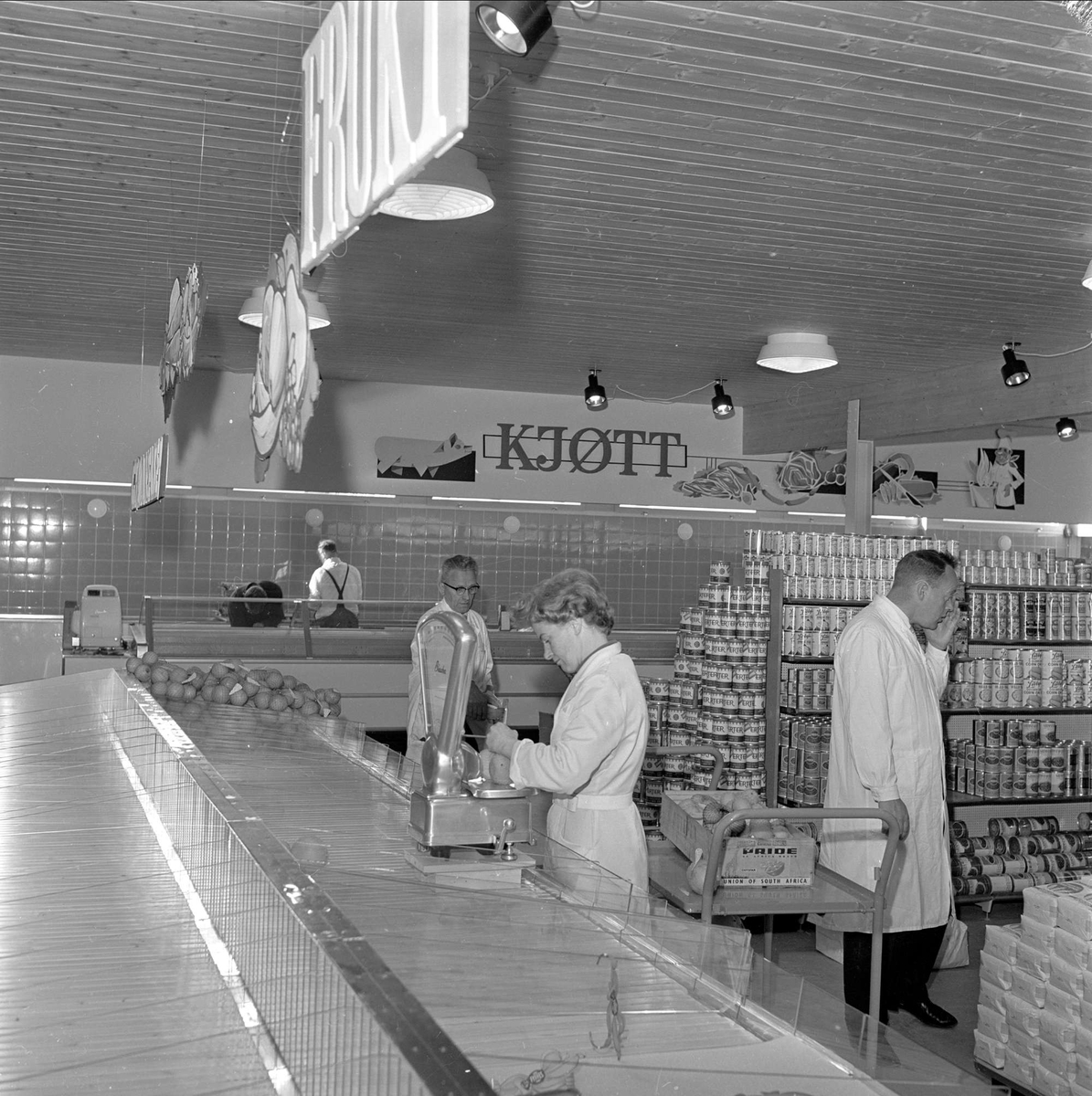 Rødtvet, Oslo, 20.08.1962. Rødtvet supermarked - Norsk Folkemuseum ...