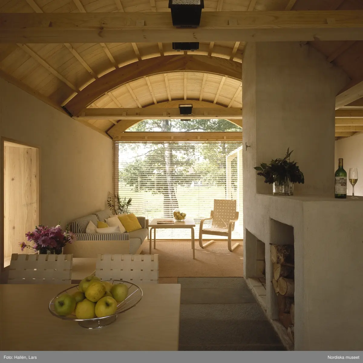 Experimenthus / ekohus vid Mauritzberg, Östergötland, ritat av Sverre ...