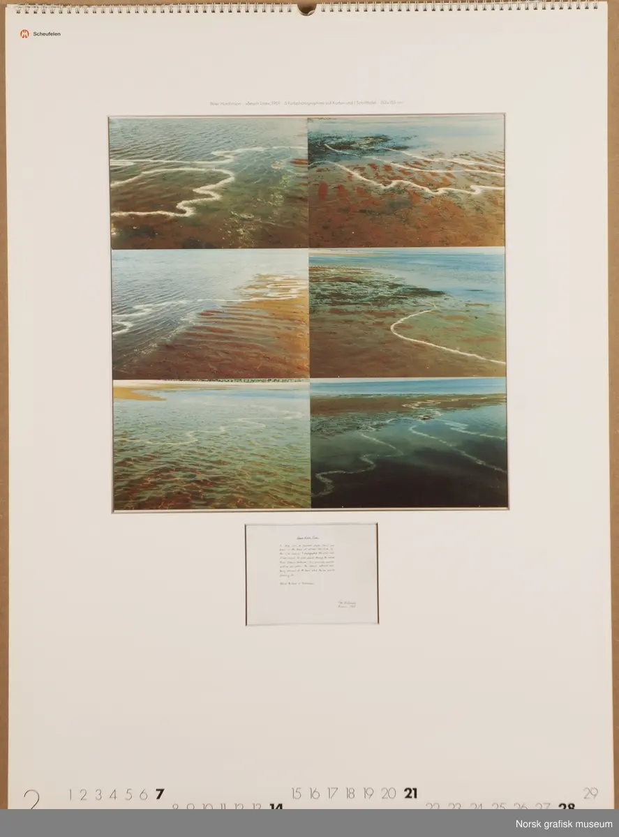 Kalender - Norsk grafisk museum / DigitaltMuseum