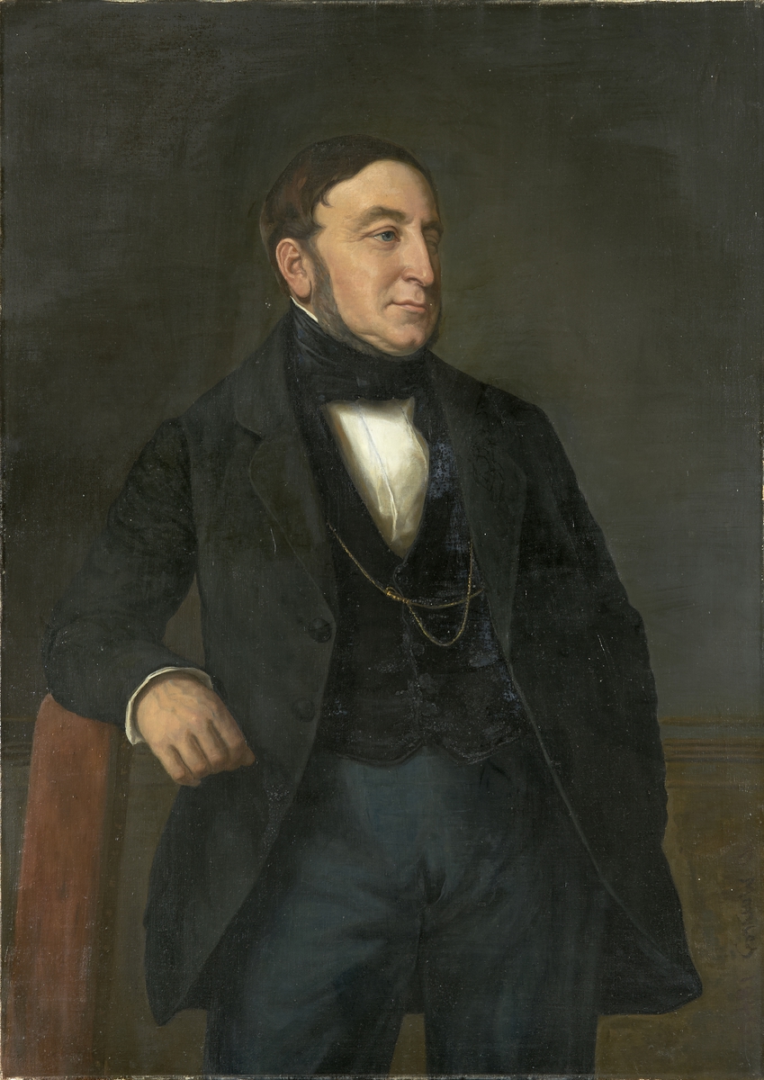 Portrett av Mogens Mathiesen [oljemaleri] - Oslo Museum / DigitaltMuseum