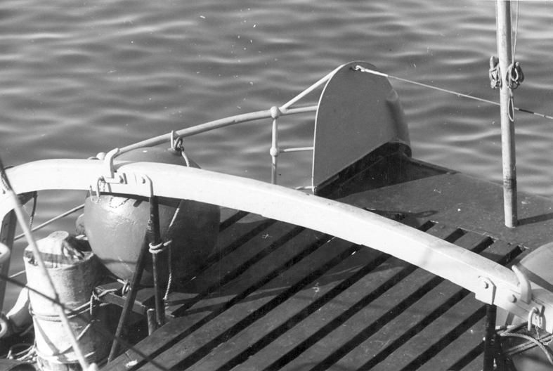 Göteborgs örlogsdepå. HM Hjvb 384:s resa. Vid piren vid Göteborgs ...