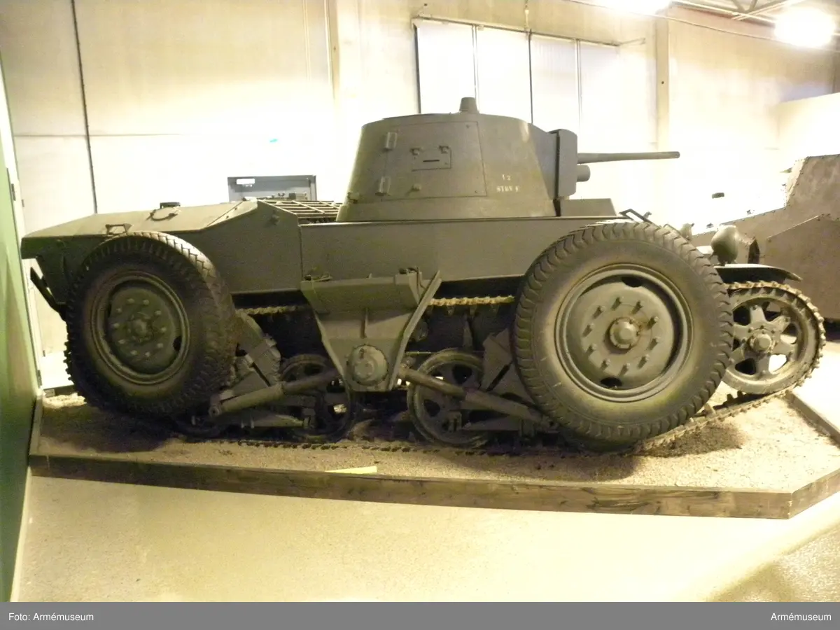 Stridsvagn fm/1931 HB - Armémuseum / DigitaltMuseum
