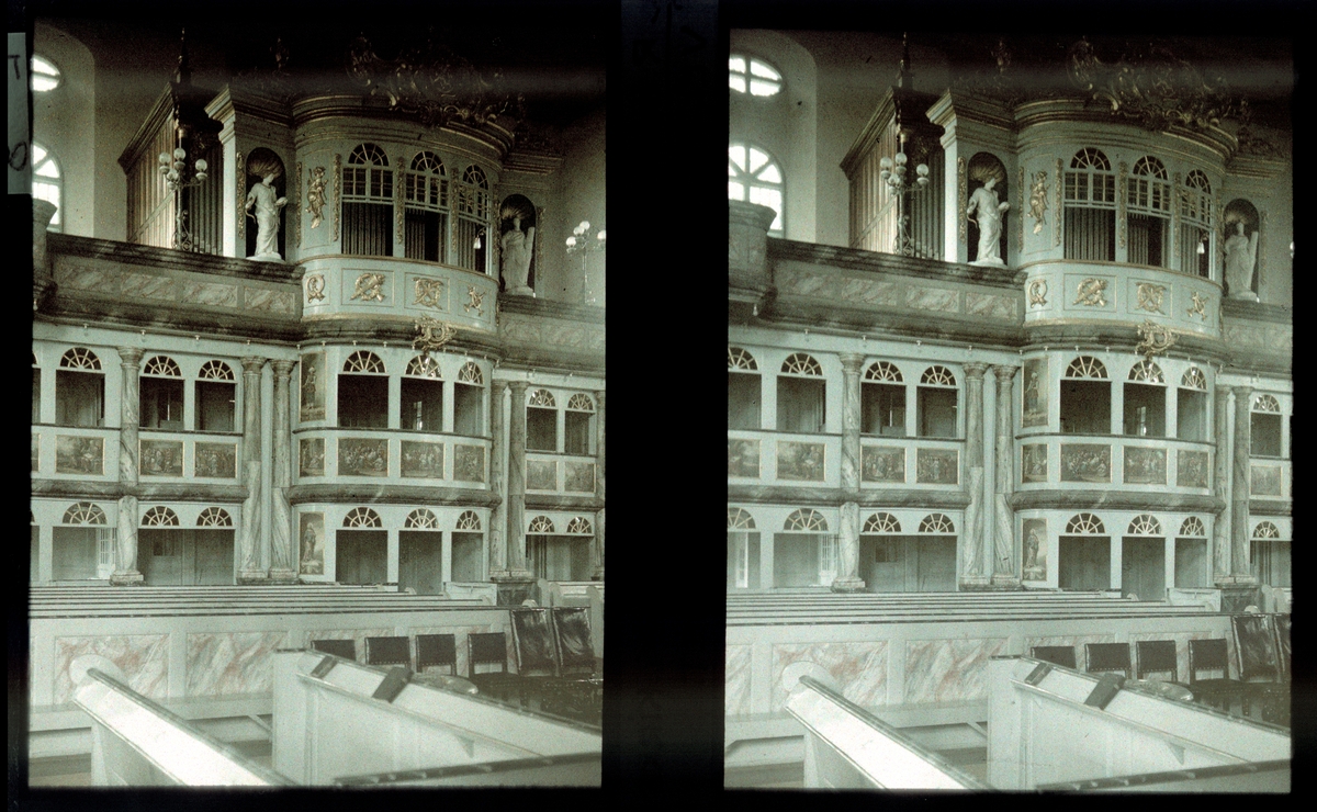 Kongsberg Kirke, interiør. - Norsk museum for fotografi - Preus ...