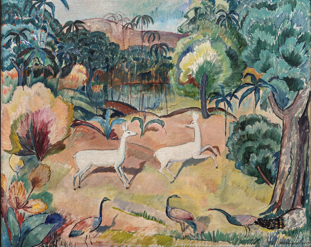 Edens Hage [Maleri] - Haugar Kunstmuseum / DigitaltMuseum