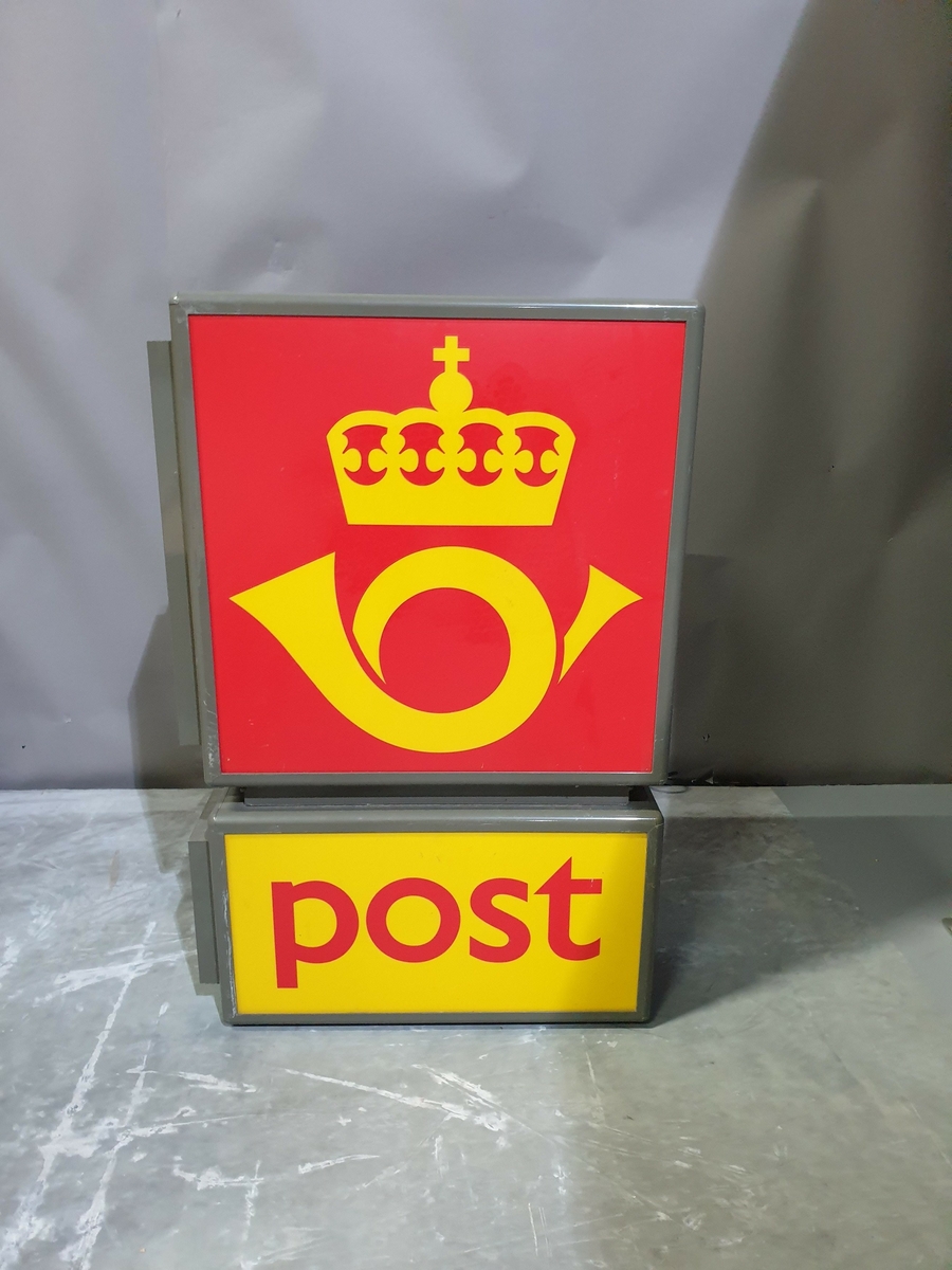 Skilt - Norges Postmuseum / DigitaltMuseum