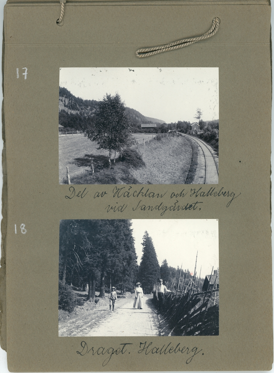 Fotoalbum. "Fröken Anna Ledin, en erinran om sommaren 1911 ...