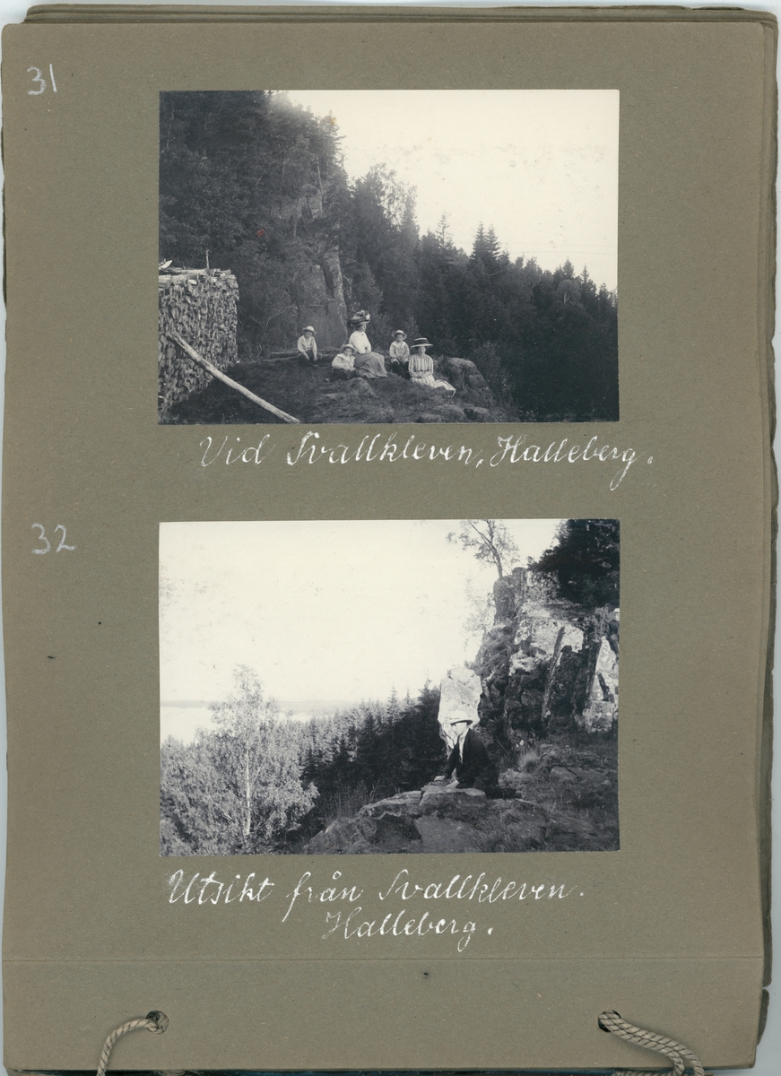 Fotoalbum. "Fröken Anna Ledin, en erinran om sommaren 1911 ...