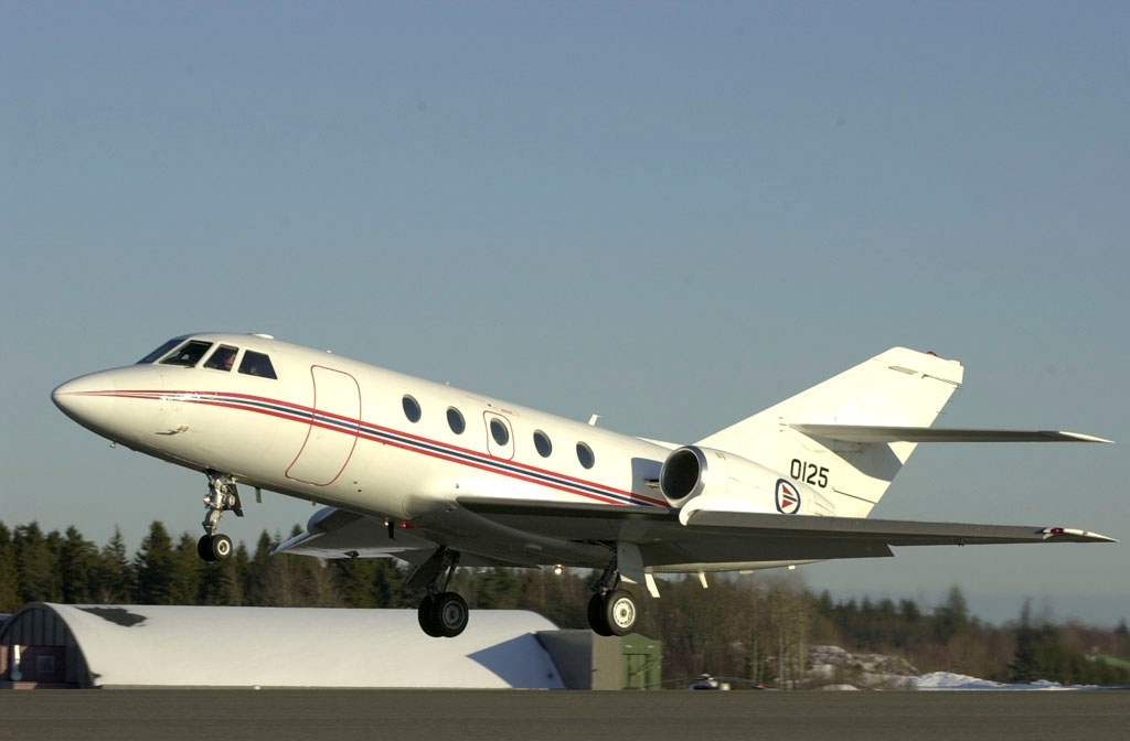 Dassault DA-20 Jet Falcon 0125. - Forsvarets museer / DigitaltMuseum