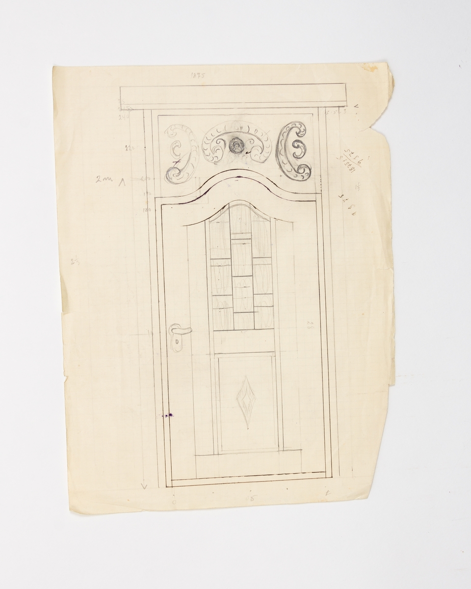 Arbeidstegning - Sør-Troms Museum / DigitaltMuseum