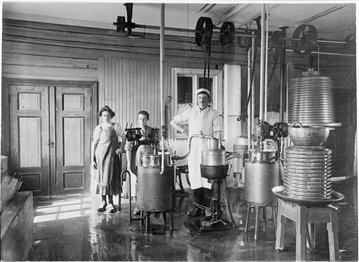 Interiør fra Stadsbygd Meieri - Museet kystens arv / DigitaltMuseum