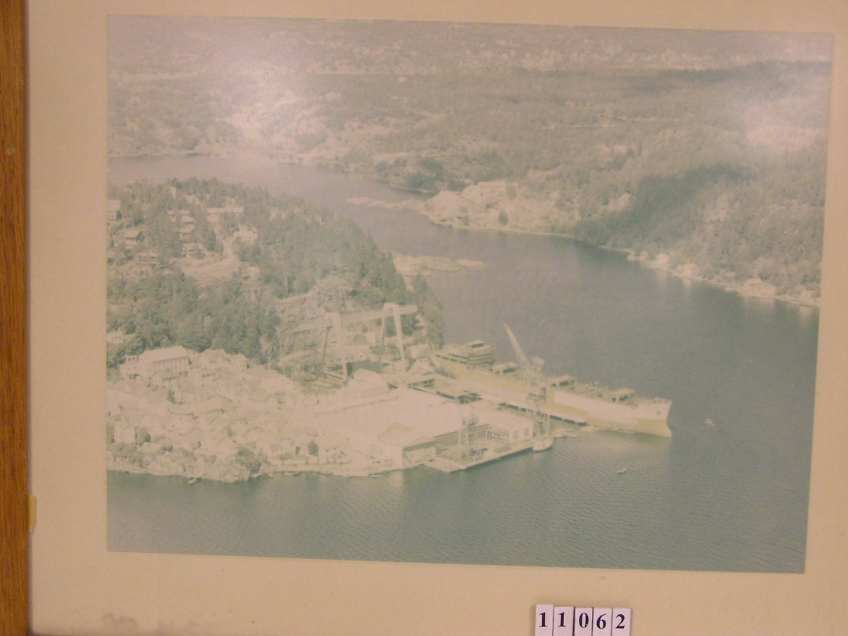 Oversiktsbilde over Tangen Verft med omegn - Telemark Museum ...