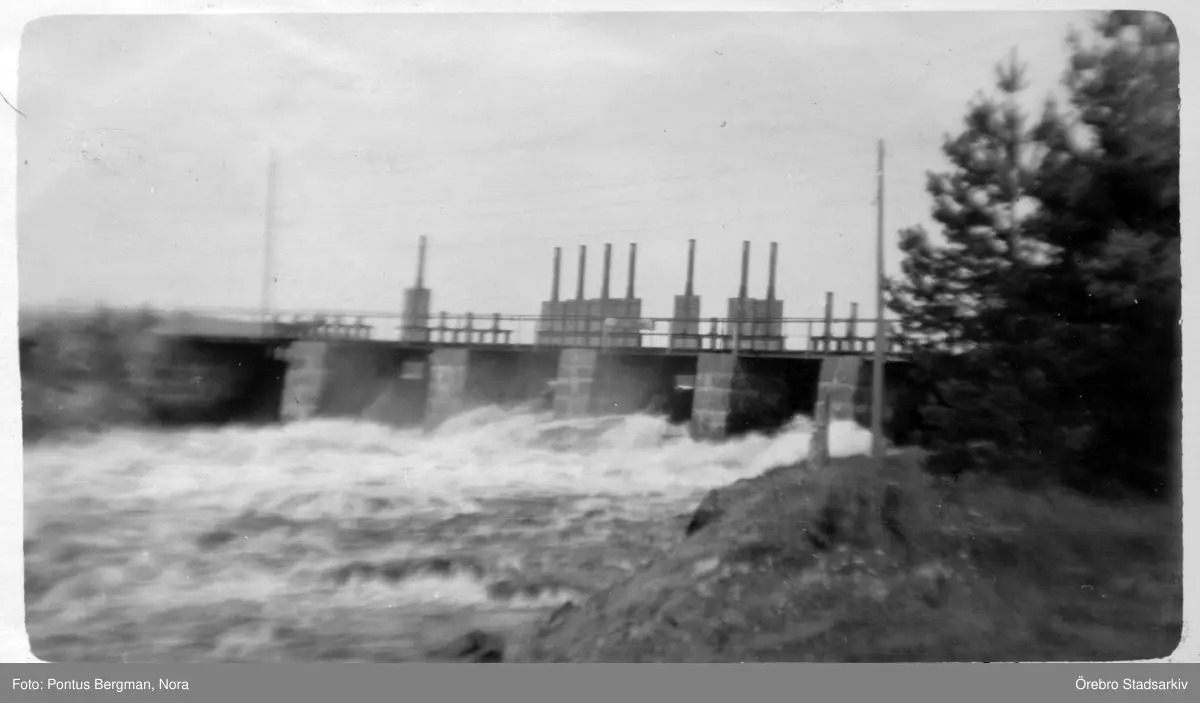 Kraftstation i Västgöthyttefors, Nora, 1924 - Örebro Stadsarkiv ...