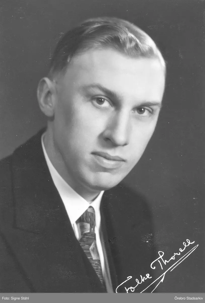 Missionär Folke Thorell, 1940-tal - Örebro Stadsarkiv / DigitaltMuseum