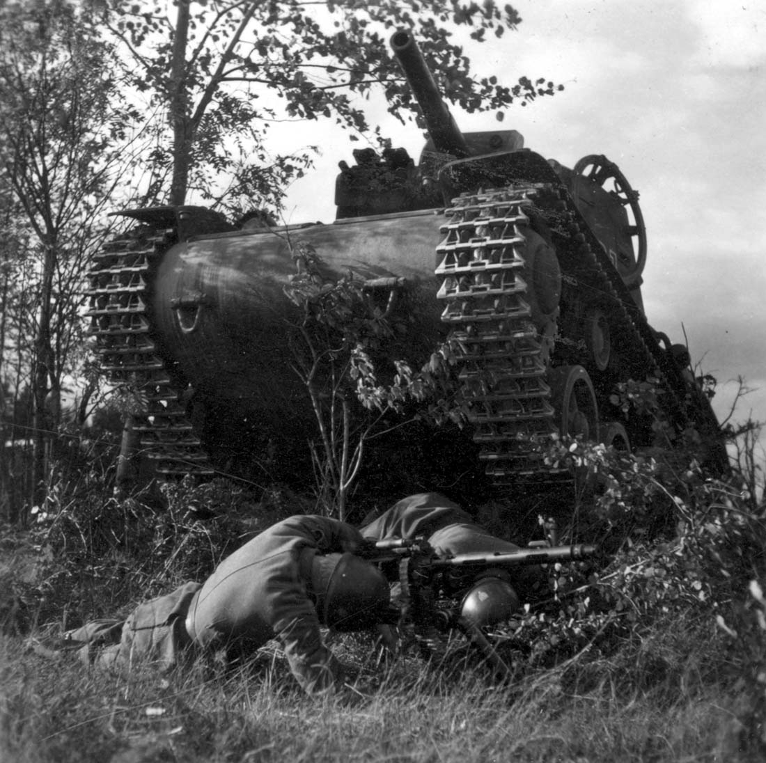 En stridsvagn m/42 - Garnisonsmuseet Skaraborg / DigitaltMuseum