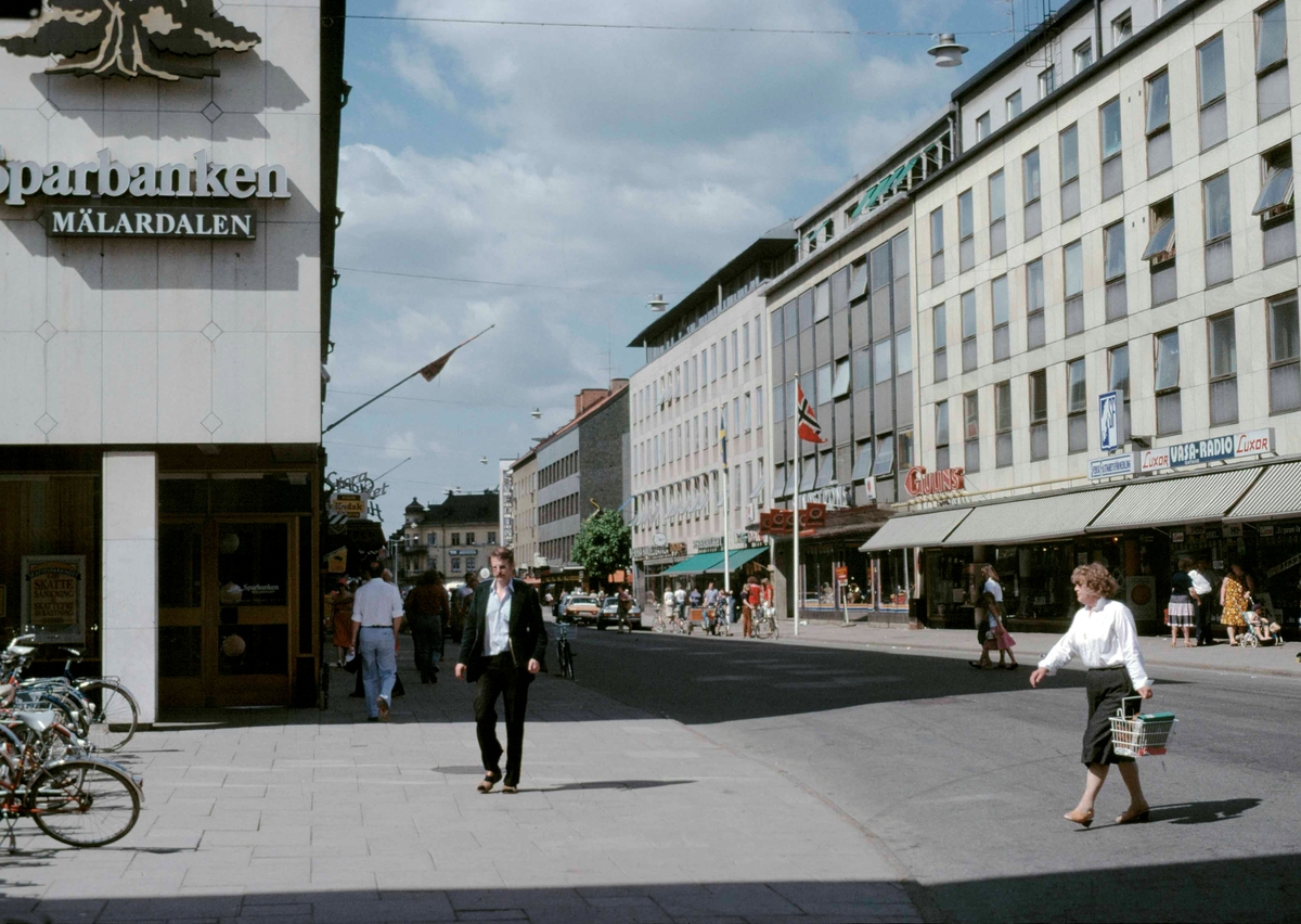Vasagatan i Västerås - Västerås Stadsarkiv / DigitaltMuseum