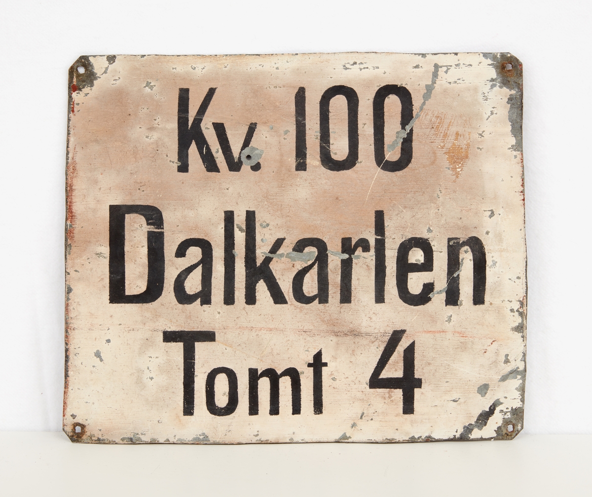 Skylt - Dalarnas museum / DigitaltMuseum