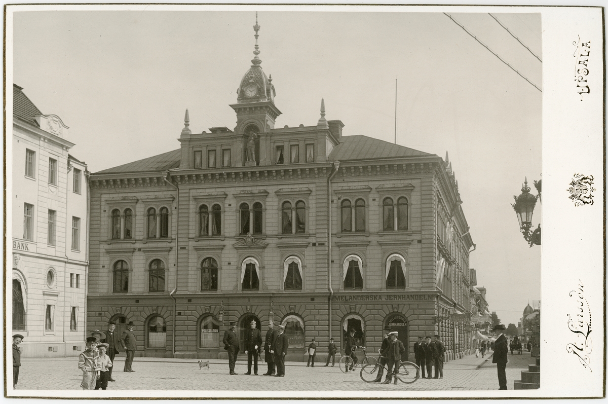Kabinettsfotografi - Rådhuset, Stora torget, Uppsala - Upplandsmuseet ...