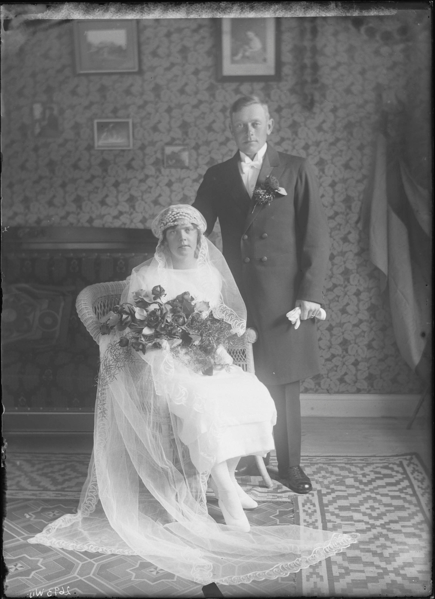 Brudparet Haglund på Smedsbo, Sätra brunn - Västerås Stadsarkiv ...