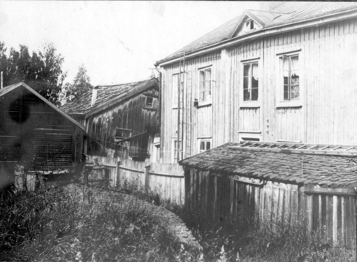 Parti bakom "Tysta Mari". Denna bild är tagen omkring 1910 och avser ...