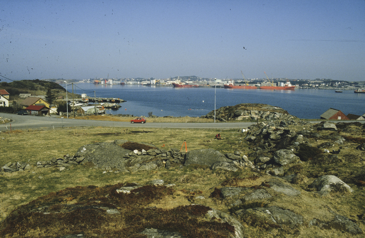 Boplass i Hamrabukta Sør, Sola k. - Arkeologisk museum, Universitetet i Stavanger - Foto ...