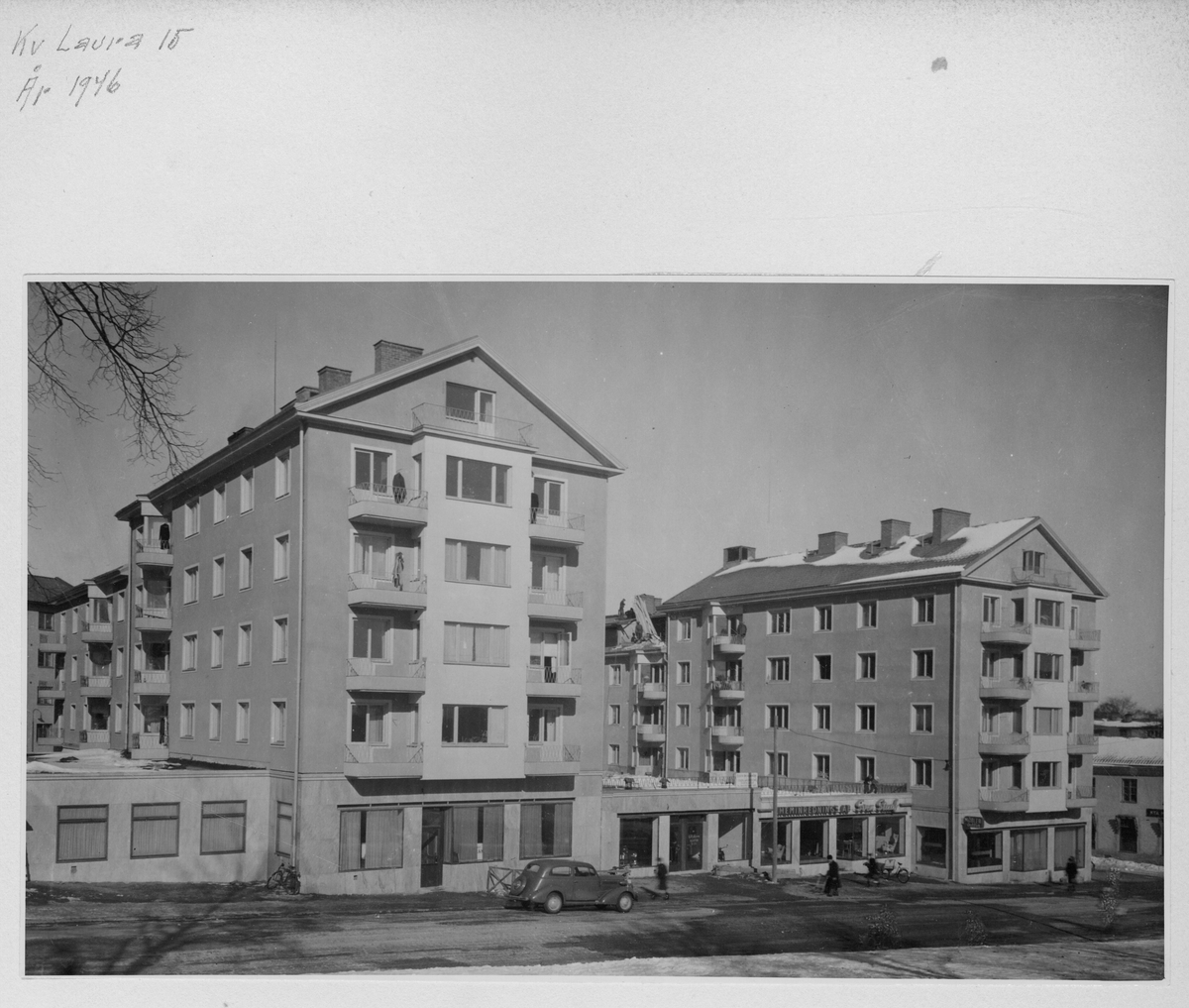 Stora Gatan 75-76 i Västerås 1946 - Västerås Stadsarkiv / DigitaltMuseum