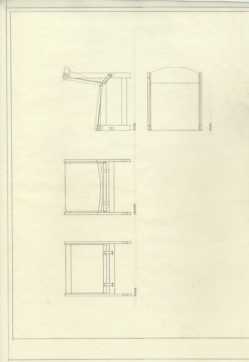 Möbler [ritning] - Designarkivet / DigitaltMuseum