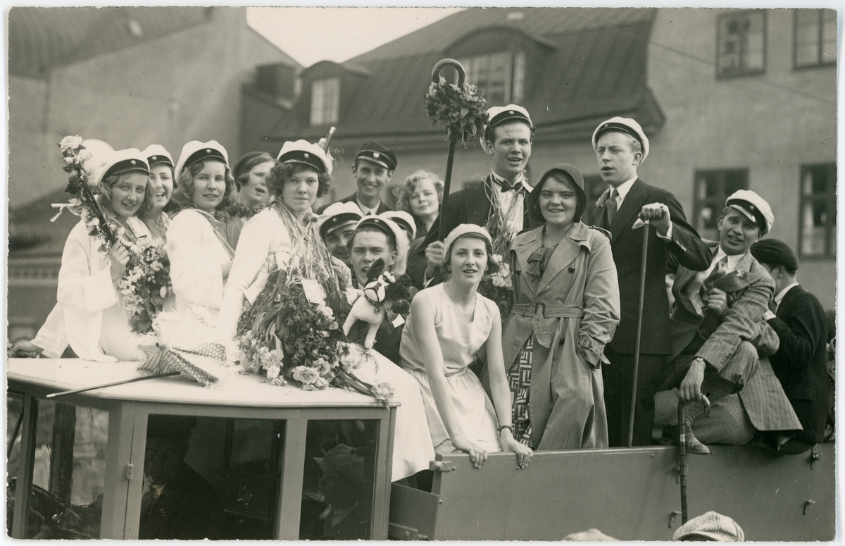 Studentexamen Skrapan, Uppsala - Upplandsmuseet / DigitaltMuseum