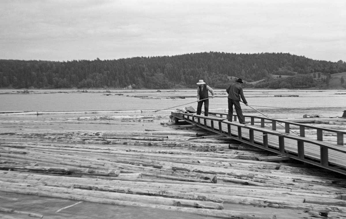 Ett av flere fototrafier som montert i Glomma fellesfløtingsforenings ... Ett av flere fototrafier som montert i Glomma fellesfløtingsforenings ...