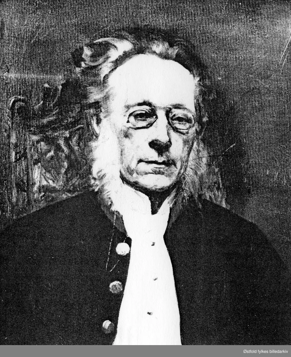 Portrett av byfogd Oluf Wilhelm Falck-Ytter. Maleriet er malt av ...