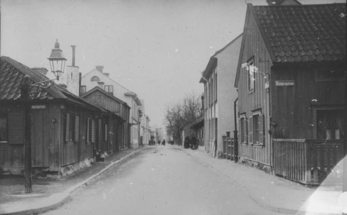 Reprofotografi - sannolikt Kungsgatan - Linnégatan, Uppsala ...