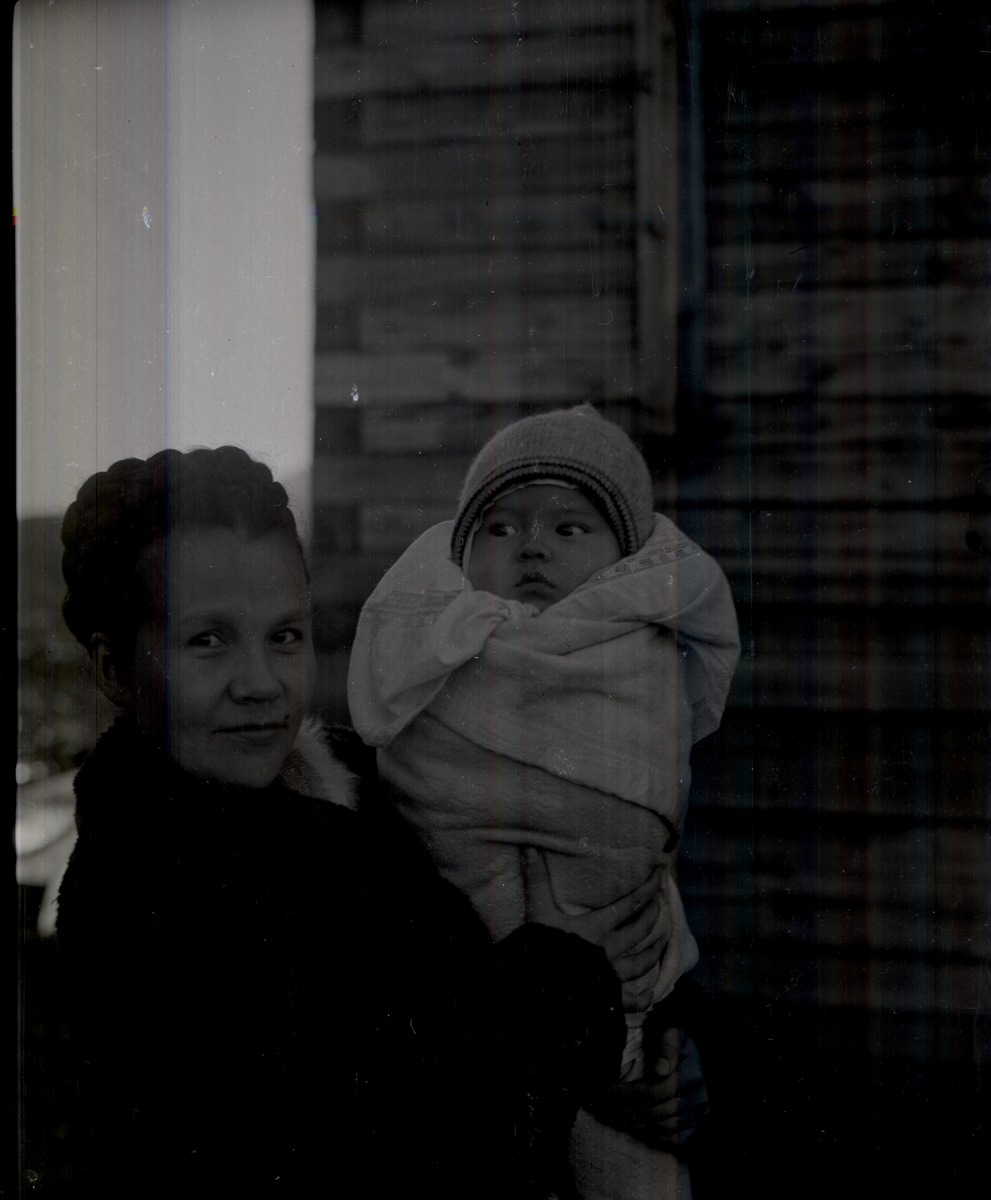 Bilde etter Abram I Gilbo, som var i Pyramiden i 1946-1948(oppbygging ...