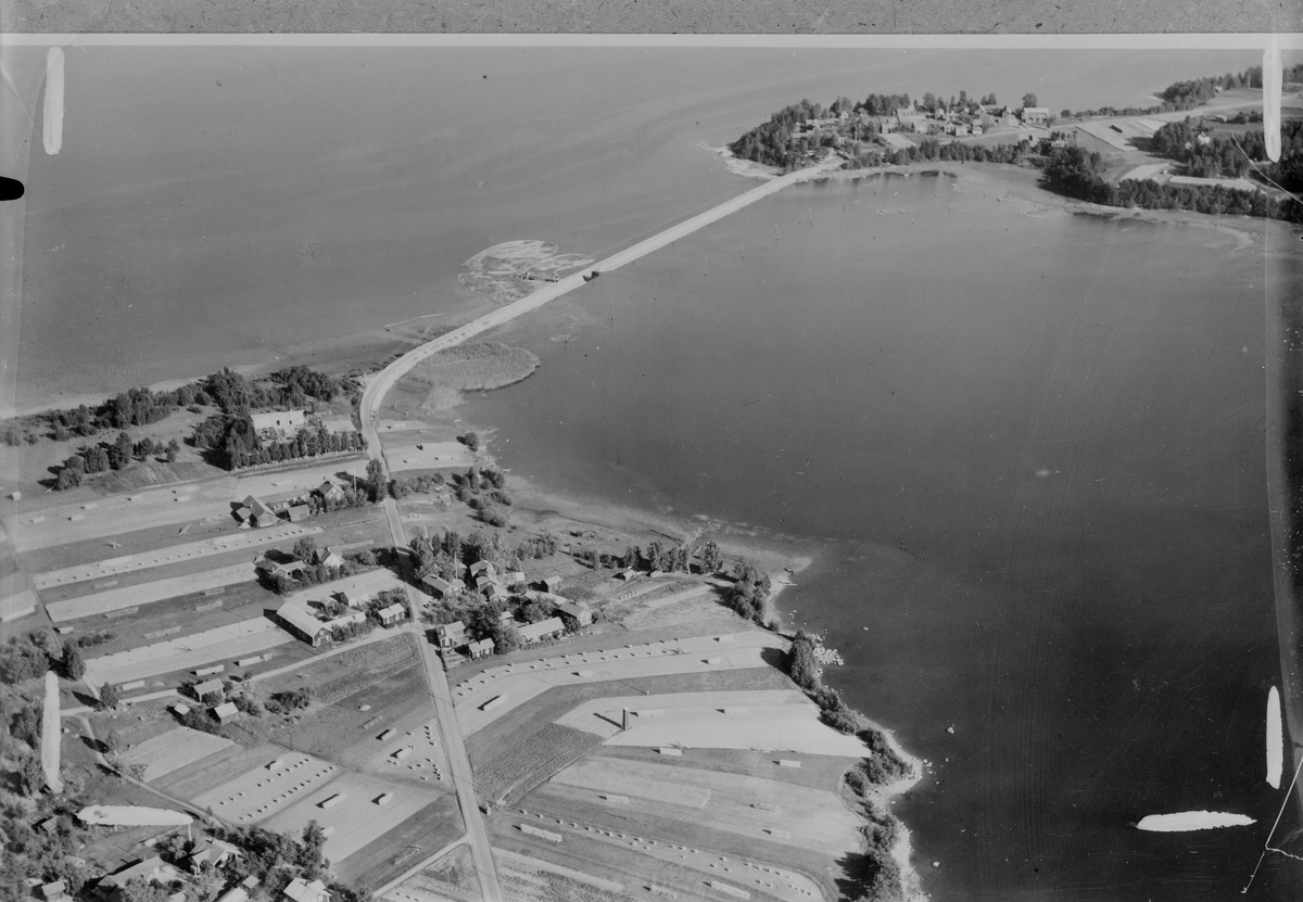 Flygfoto över Fornby, Siljansnäs. - Dalarnas museum / DigitaltMuseum