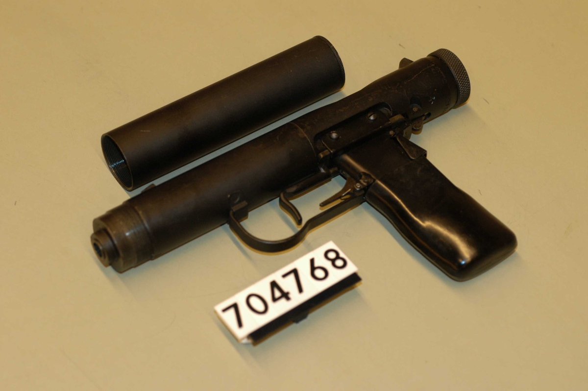 Pistol 9mm Welrod MkI - Forsvarets museer / DigitaltMuseum
