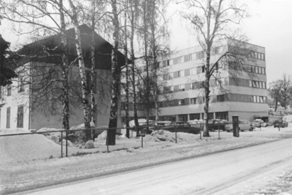 EKSTERIØR HAMAR SYKEHUS, 1 BYGGETRINN, DET NYE SYKEHUSET - Anno ...