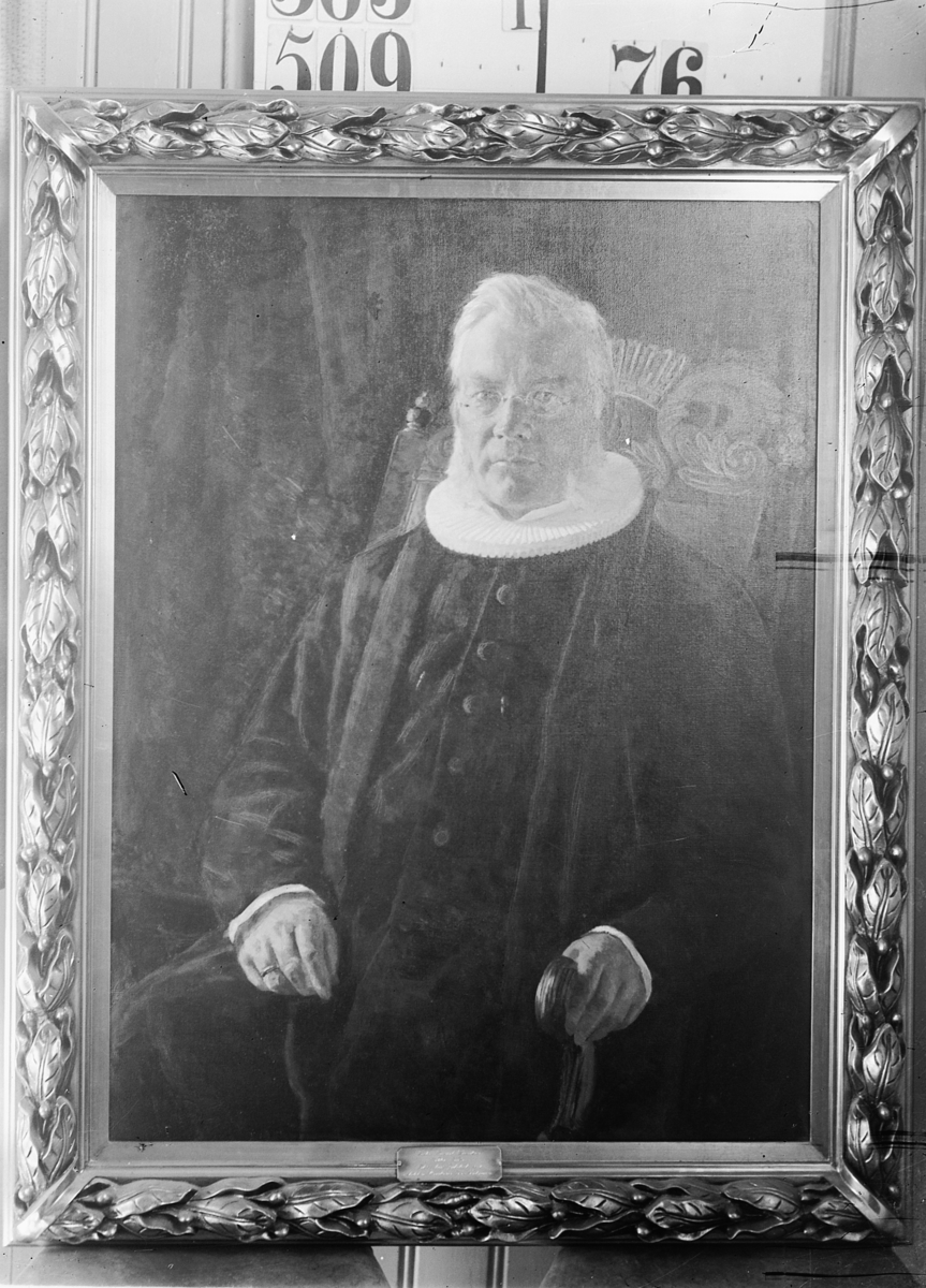 prest Reinert Svendsen, Veldre, maleri av Johan Nordhagen - Anno ...
