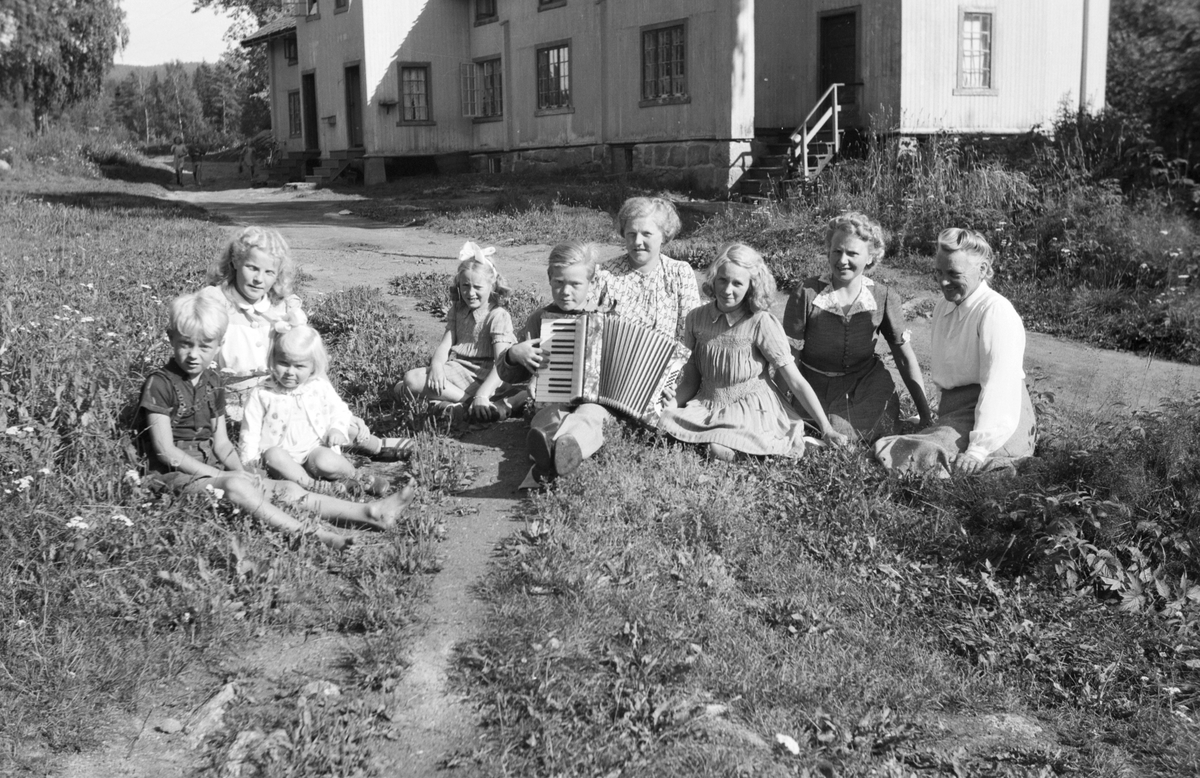 Eksteriør, hus. Boligen tilhørte Moelven Cellulose. Området ble kalt ...