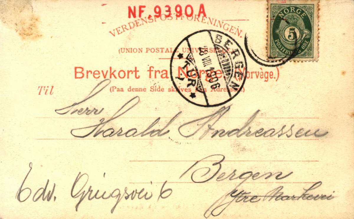 Postkort - Norsk Folkemuseum / DigitaltMuseum