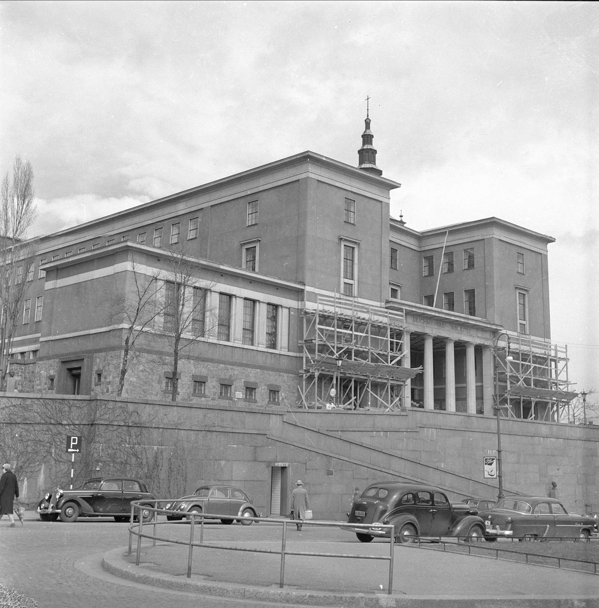 Henrik Ibsens gate 1, Oslo, 21.05.1955. Deichmanske bibliotek ...