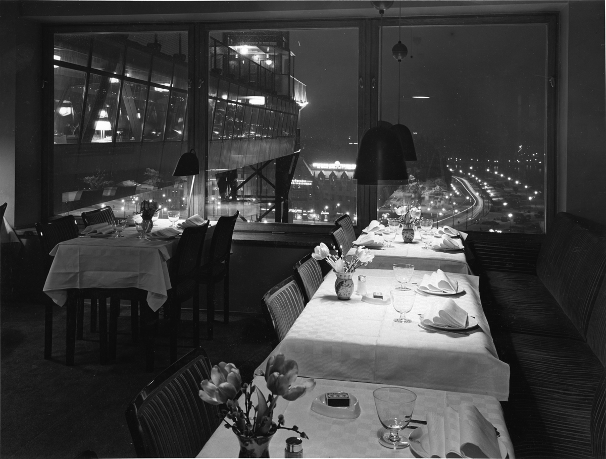 Restaurant Gondolen Interiör - ArkDes / DigitaltMuseum