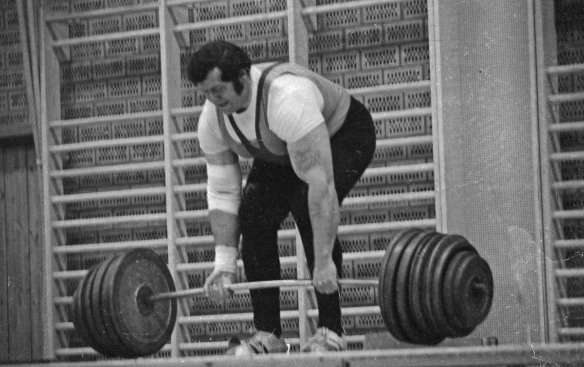 Torkel Ravndal i Haraldshallen - 1971 - Haugalandmuseet / DigitaltMuseum