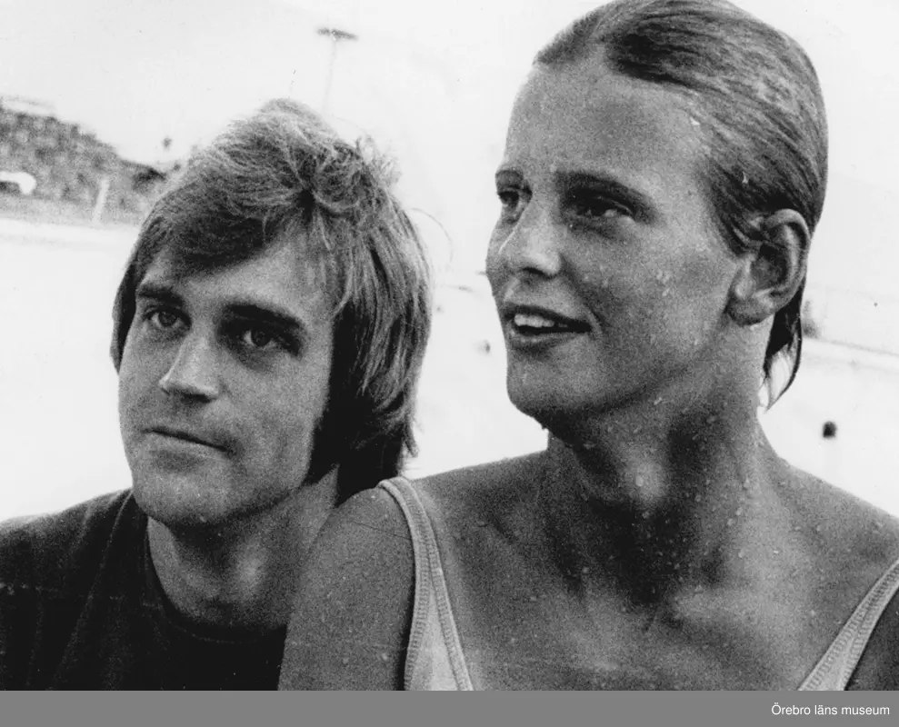 Mathz Lindberg (Karlskoga) simhopp och Ulrika Knape, simning. - Örebro ...