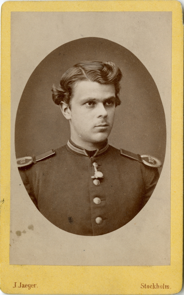 Porträtt av Gustaf Malte Ramel, underlöjtnant vid Skånska ...