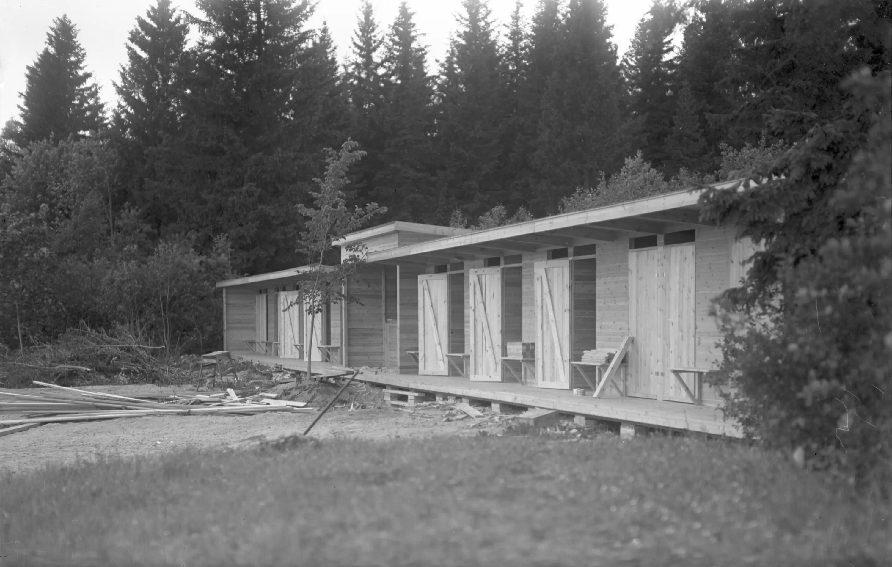 Engeltofta. Hotelldirektör Oscar Zedréns sommarrestaurang med gästrum ...