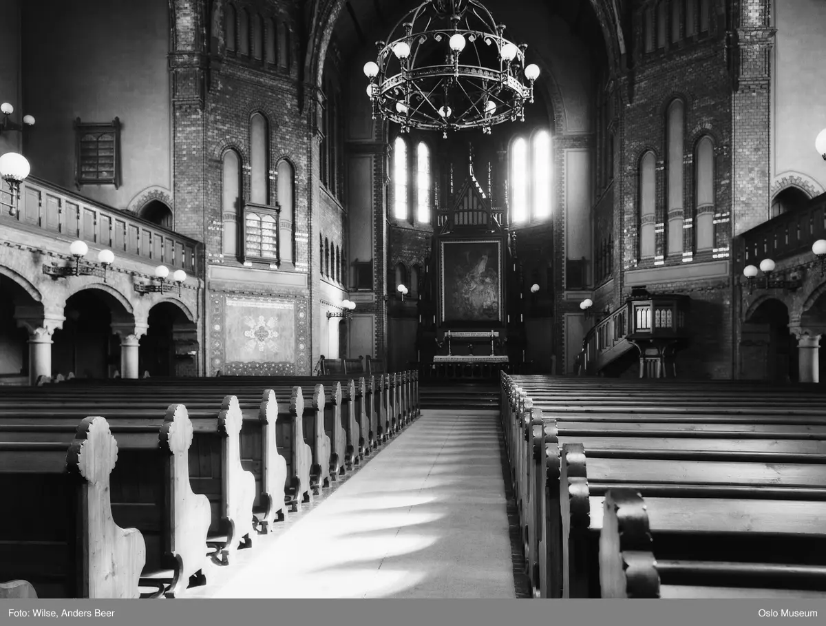 Sagene kirke. - Oslo Museum / DigitaltMuseum