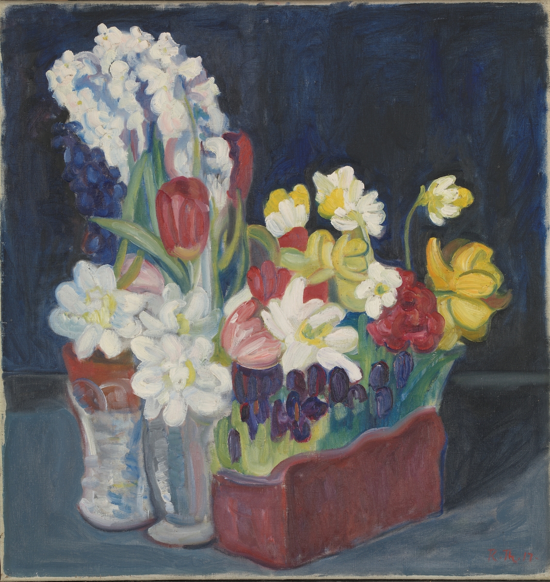Blomster [Maleri] - Nasjonalmuseet, billedkunstsamlingene / DigitaltMuseum