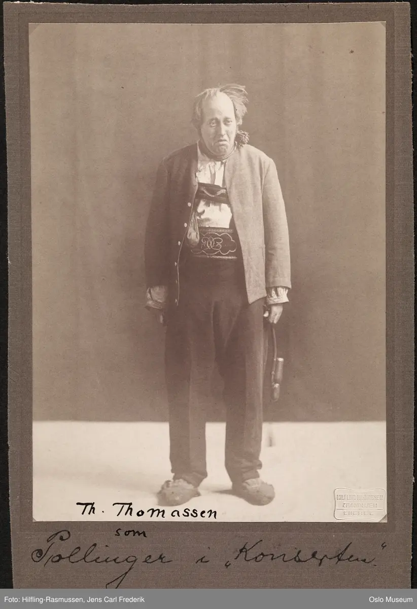 Thomas Thomassen i "Konserten". - Oslo Museum / DigitaltMuseum
