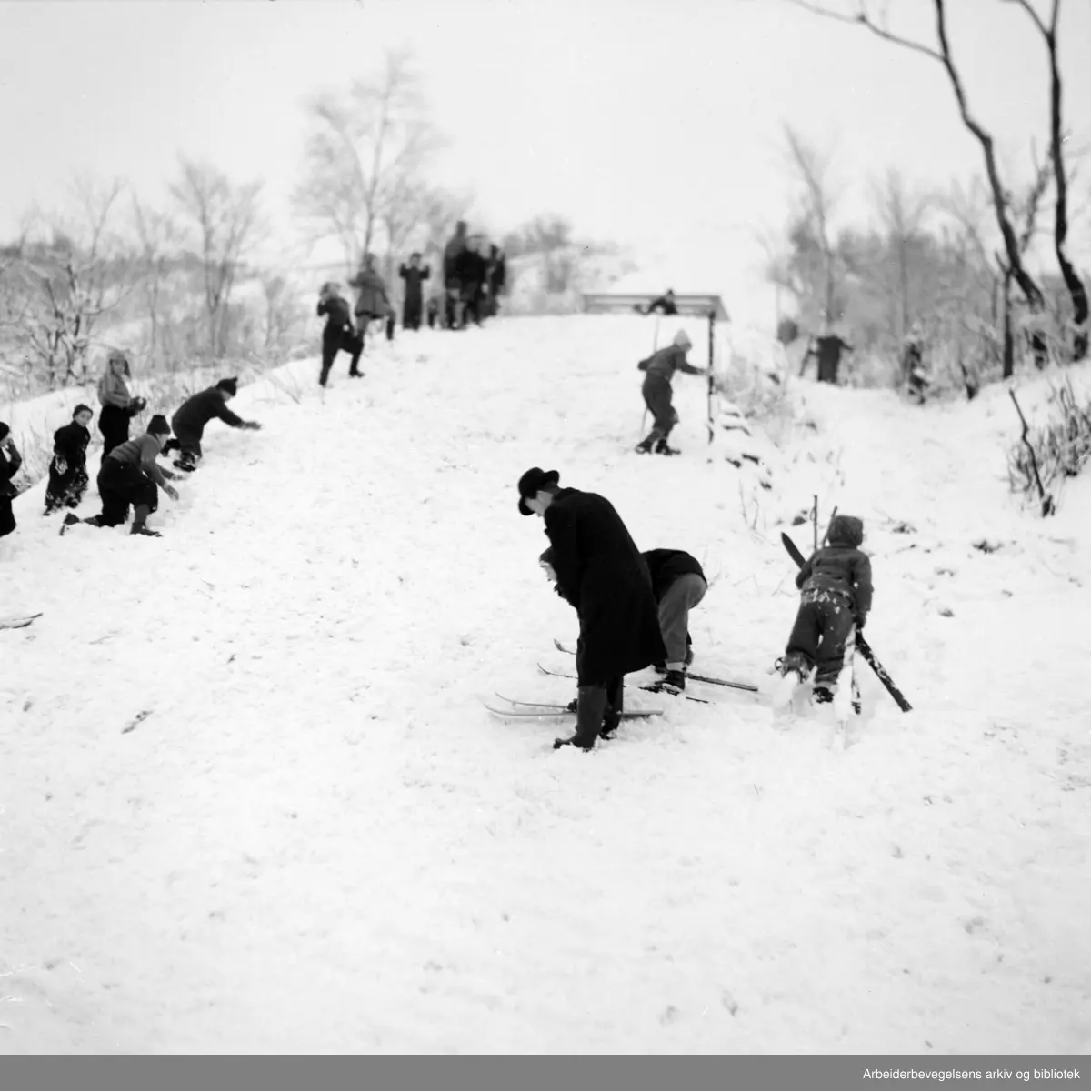 Ola Narr.Skibakken og renn.1948 - Arbeiderbevegelsens arkiv og ...