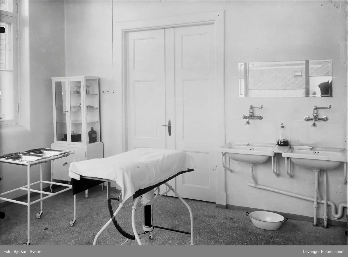 Opersjonstue på Levanger sykehus. - Levanger Fotomuseum / DigitaltMuseum