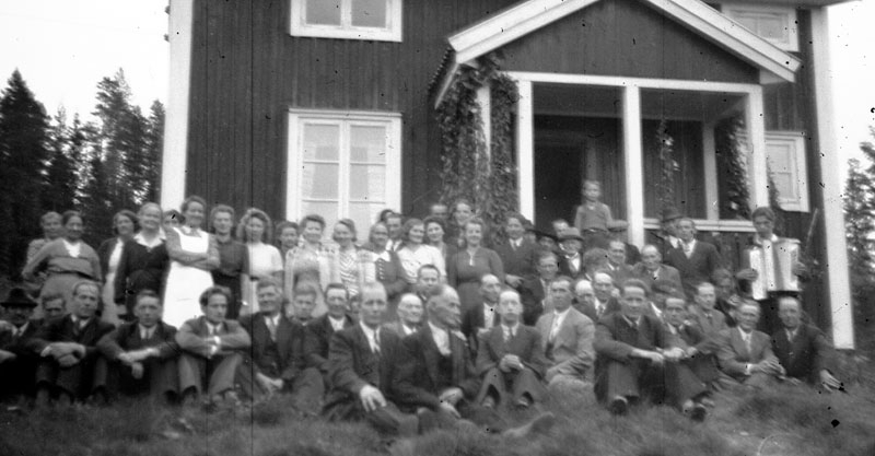 Hans Hanssons, Holmen, 60-årsfest - Värmlands Museum / DigitaltMuseum