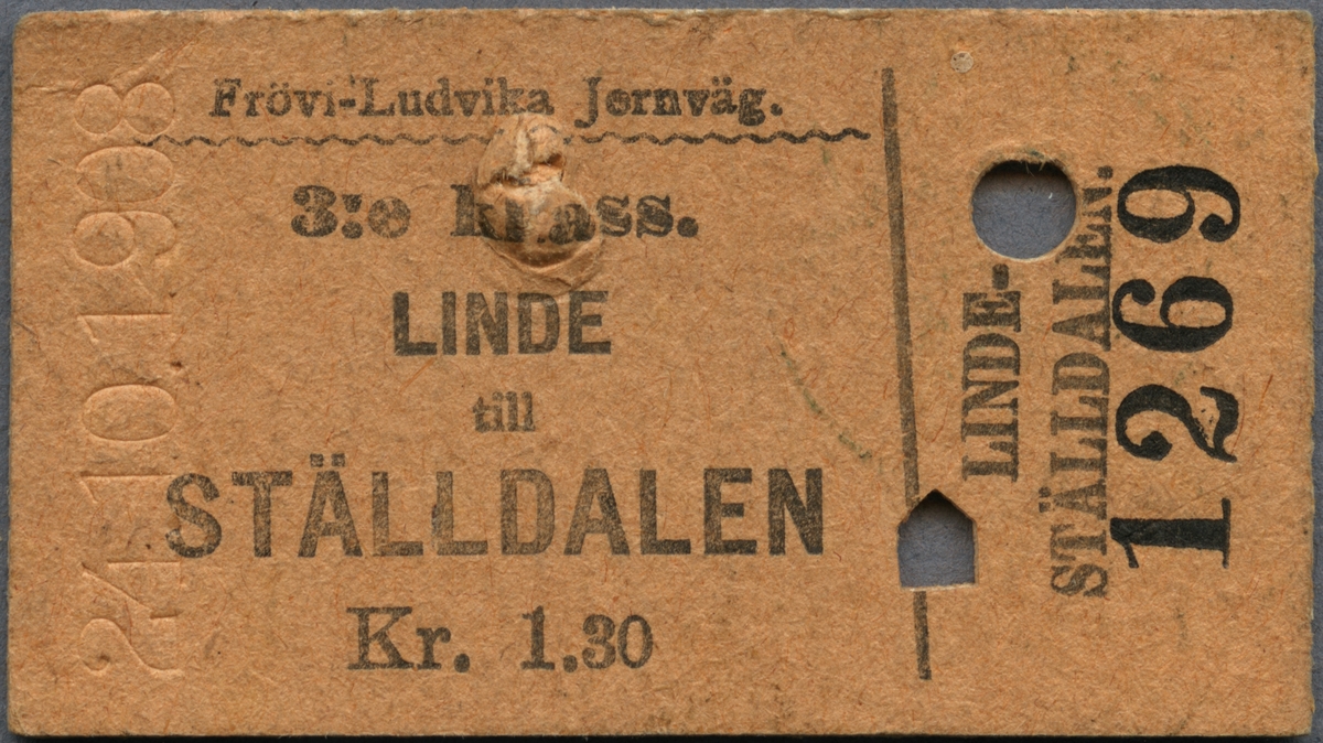 Enkelbiljett - Järnvägsmuseet / DigitaltMuseum